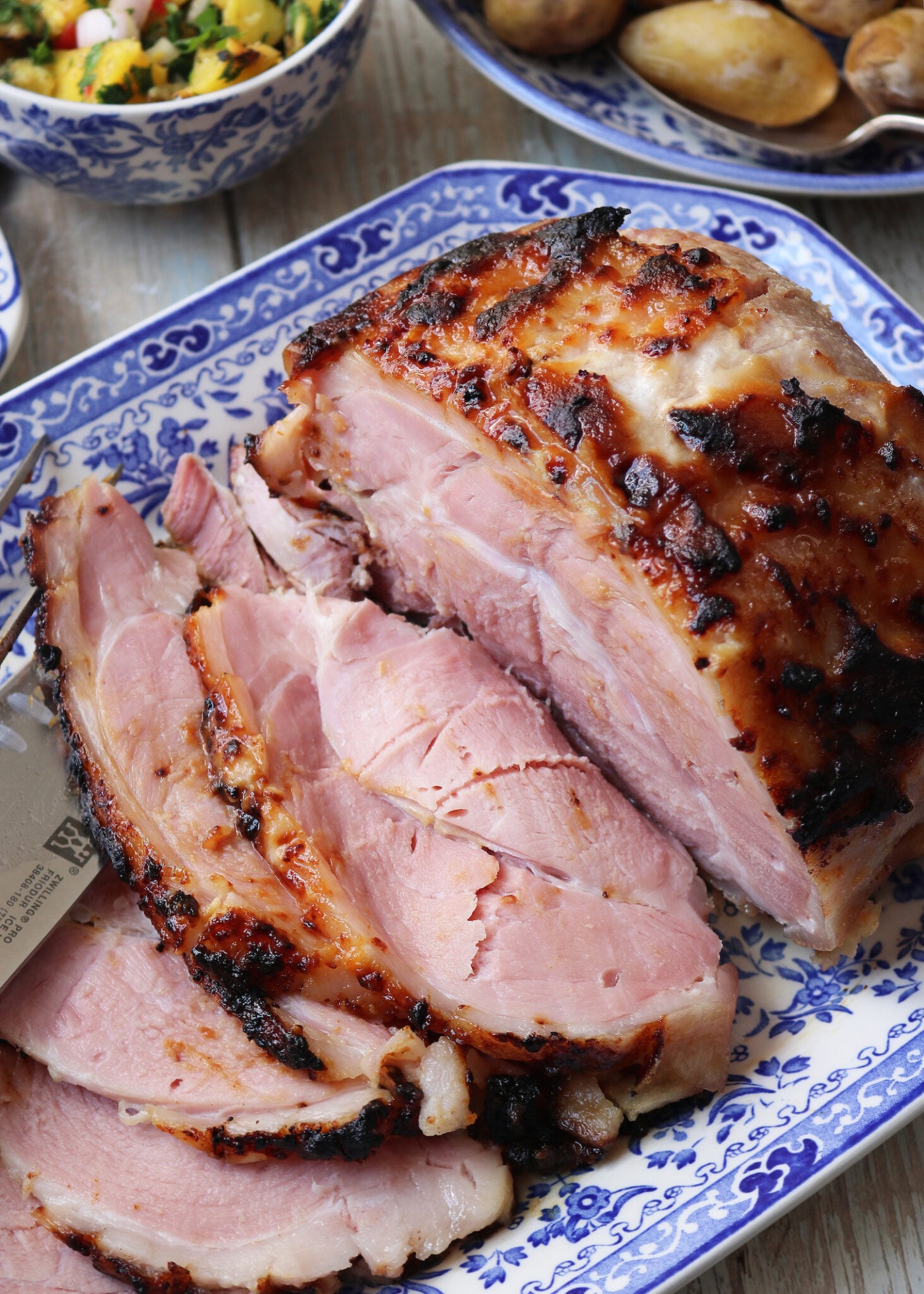 Irresistible Roast Gammon & Grilled Pineapple Salsa - Humphrey Munson