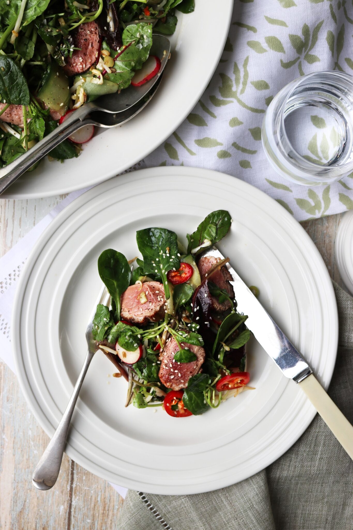 Asian Inspired Duck Salad - Humphrey Munson